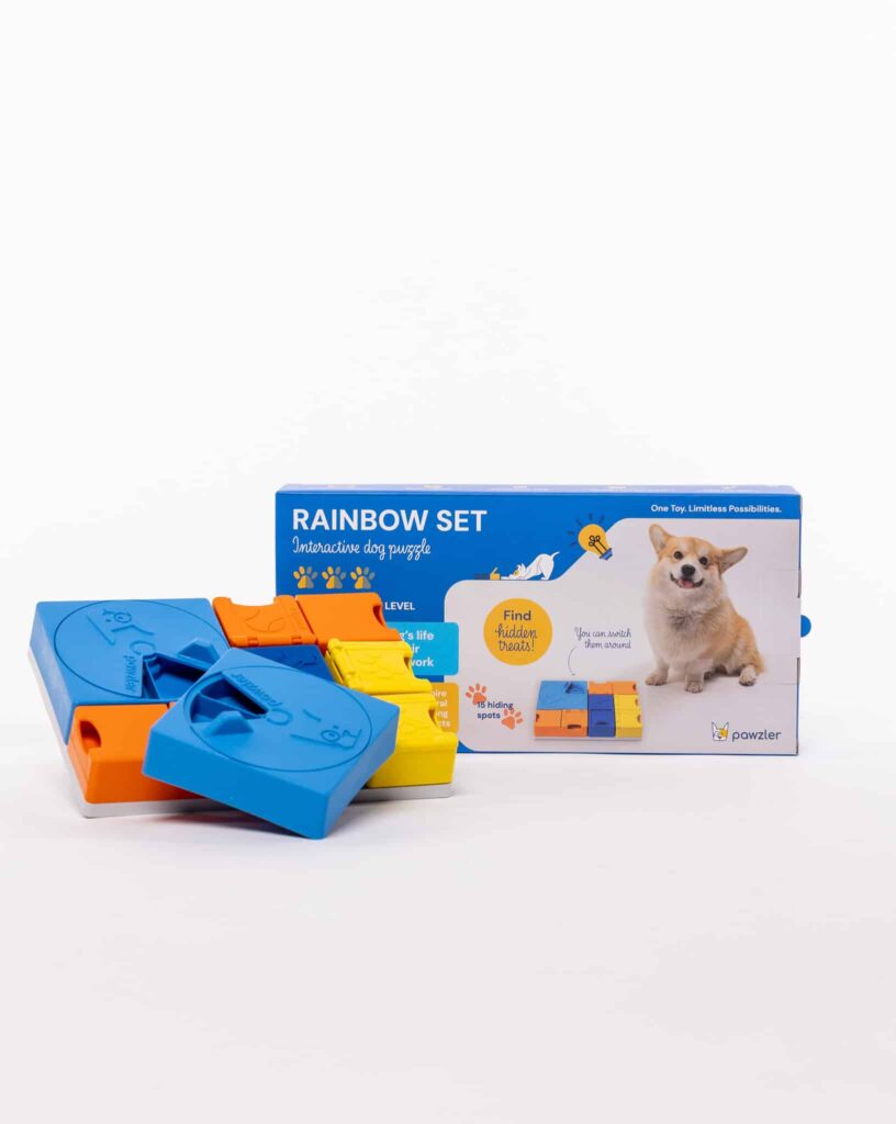 Rainbow set – Retail Sample - Pawzler - Innovative Modular Dog Puzzles